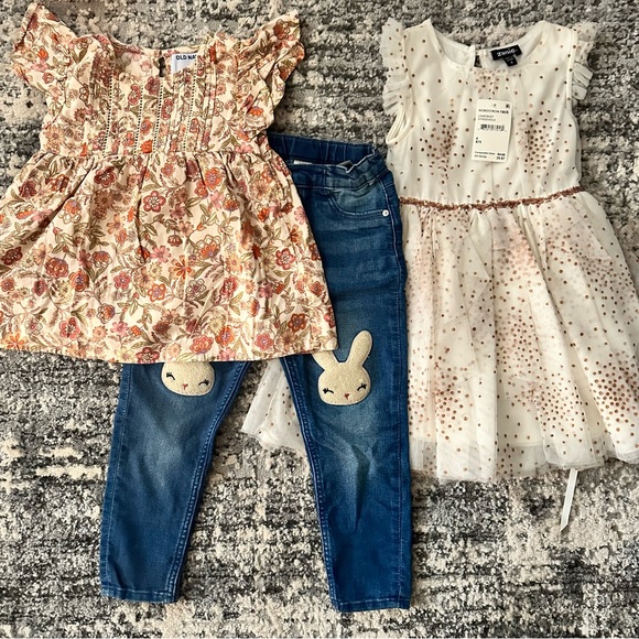 Matching Sets | Girls 3 Piece Spring Outfits Size 4t And 5t | Poshmark